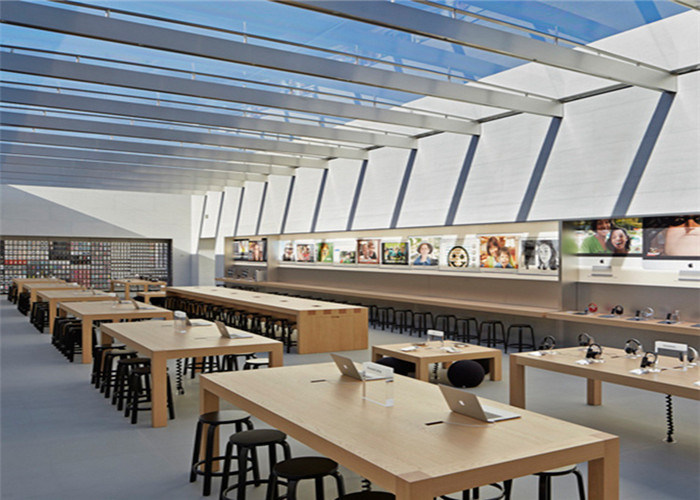 Modern Computer Display Cabinet Wooden Bluetooth Headset Display Desk ...