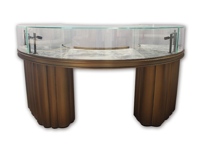 Brand Glass Jewelry Display Showcase Color Customized Retail Shop Fittings